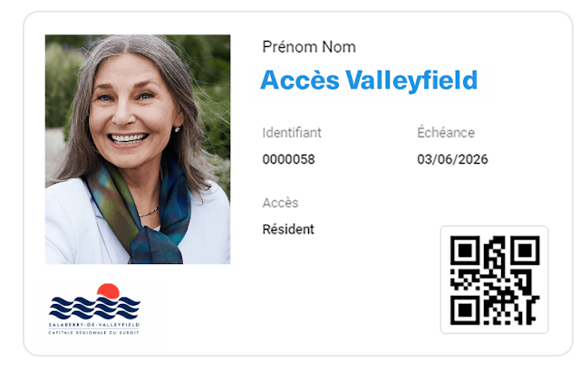 Carte Accès Valleyfield | Ville de Salaberry-de-Valleyfield